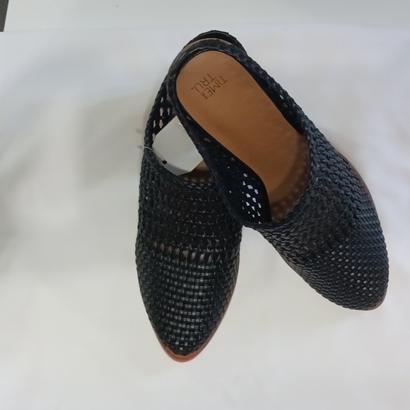 Time and Tru | Shoes | Time And True Women Wooven Heeled Mules | Poshmark